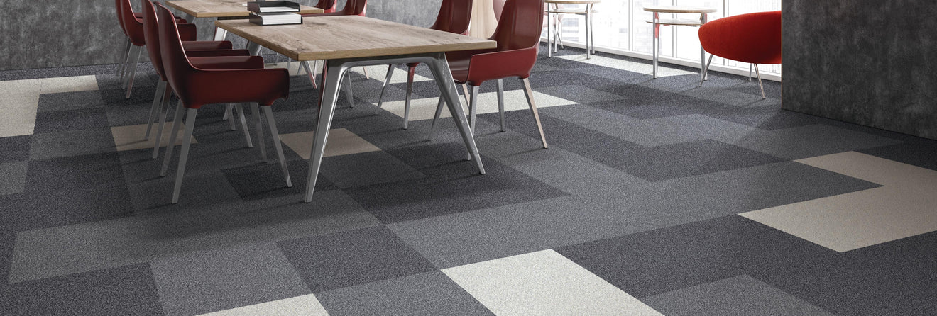 Transform Your Space with Precinct carpet tiles in Granite – Armstrong ...